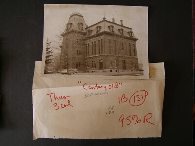 Glossy Press Photo 12/31 Hudson Century Old Town Hall Building | eBay