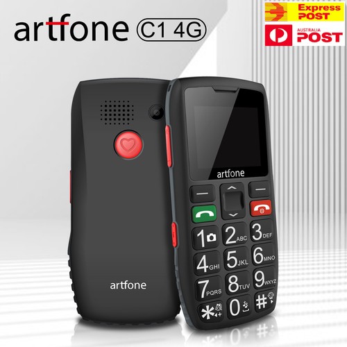 Artfone C1 4G Unlocked Cell Phone f Seniors Big Button Torch SOS For T ...