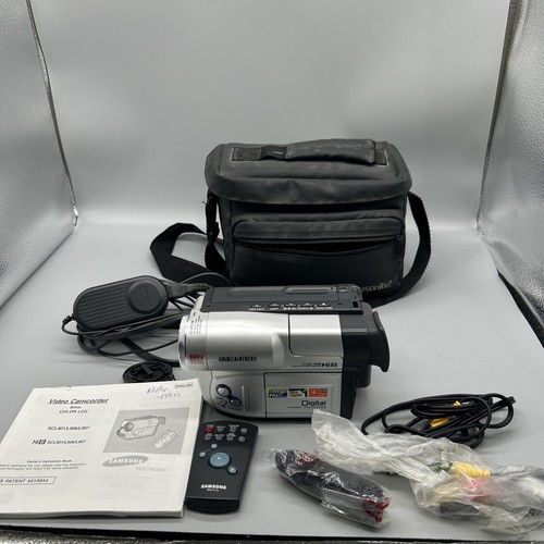 SAMSUNG SCL906 HI8 8mm Video8 Camcorder ☆ Charger - Remote ☆ Tested ...