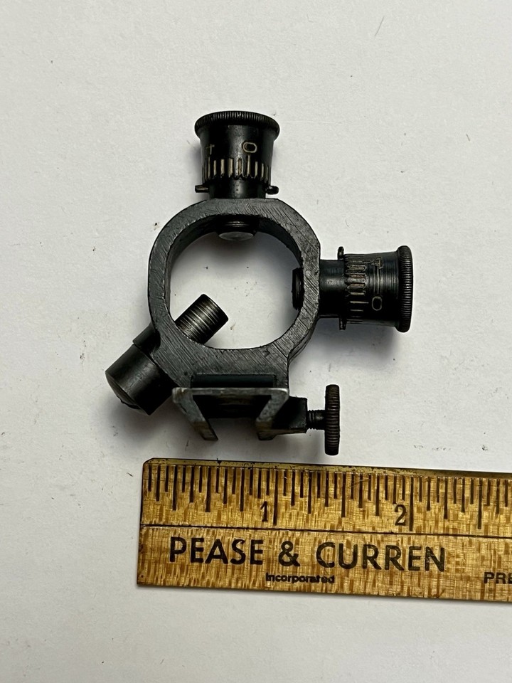 Vintage Scope Mount Adjustable Ring. Lyman, Stith, Fecker, Unertl? 3/4 ...