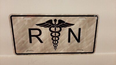 RN Registered Nurse METAL AUTO TAG LICENSE PLATE 6X12 (NEW) | eBay
