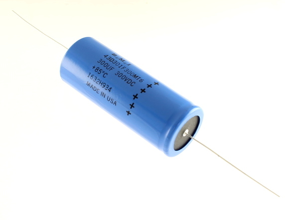 300uF 300V Axial Tubular Electrolytic TVA ATOM Capacitor 300mfd 300VDC ...