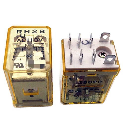 10Pcs RH2B-U AC110V 110VAC Intermediate Relay 10A 240VAC 8Pins | eBay