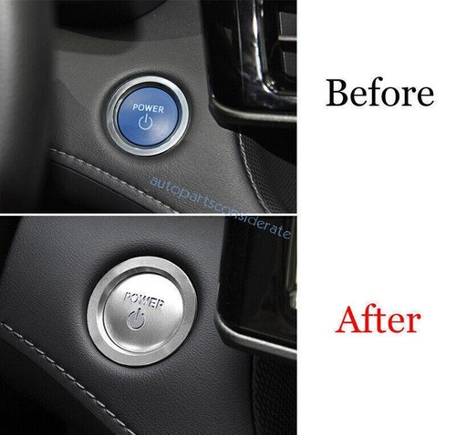 For Toyota Highlander 2020-2024 Red Alloy Start Button One-Click Switch ...