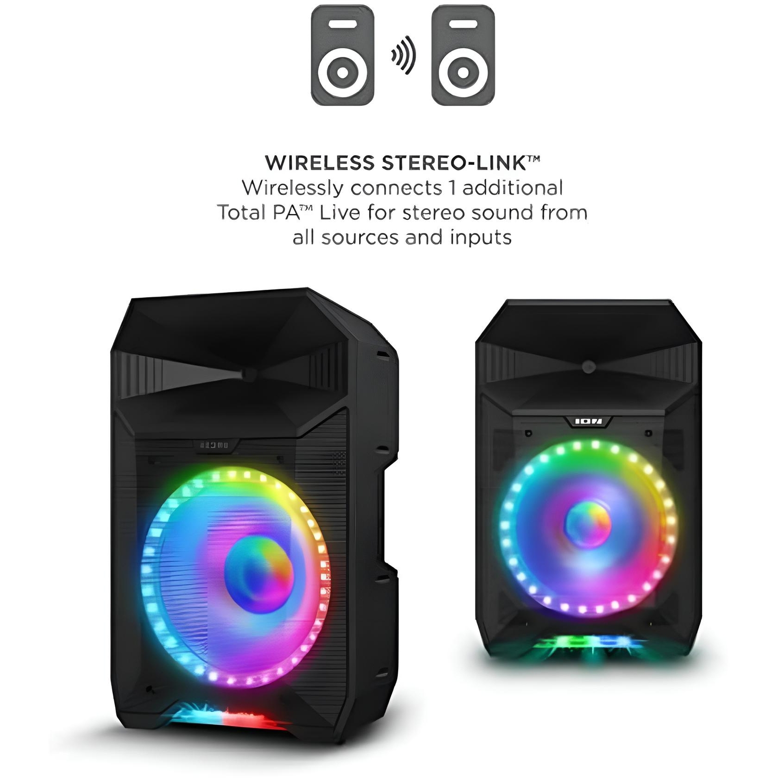 ION Audio Total PA Live - High-Power Bluetooth Speaker System with ...