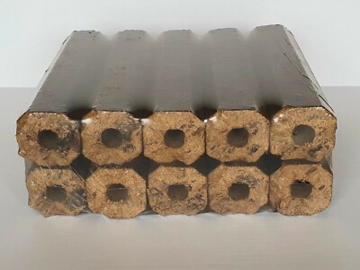 High Energy Ultra Dry Heat Logs Eco Wood Open Fire Log Fuel 1 x 10 kg ...