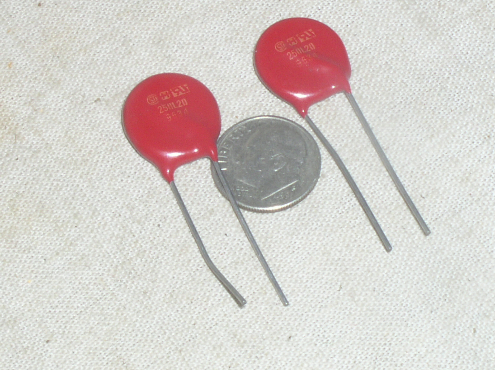 Qty (25) V250LA20A Harris 14mm Metal Oxide Varistor 250l20 for sale ...