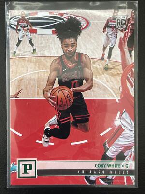 2019-20 Panini Chronicles #121 Coby White Green RC Chicago Bulls | eBay