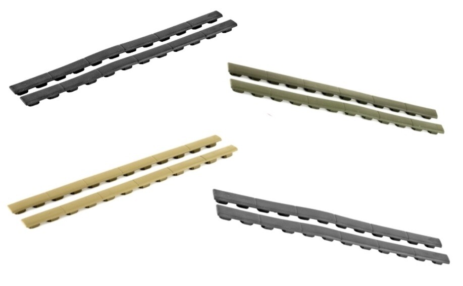 Magpul M-LOK Rail Cover Type 1 MLOK slots Black, FDE, Gray, OD Green ...