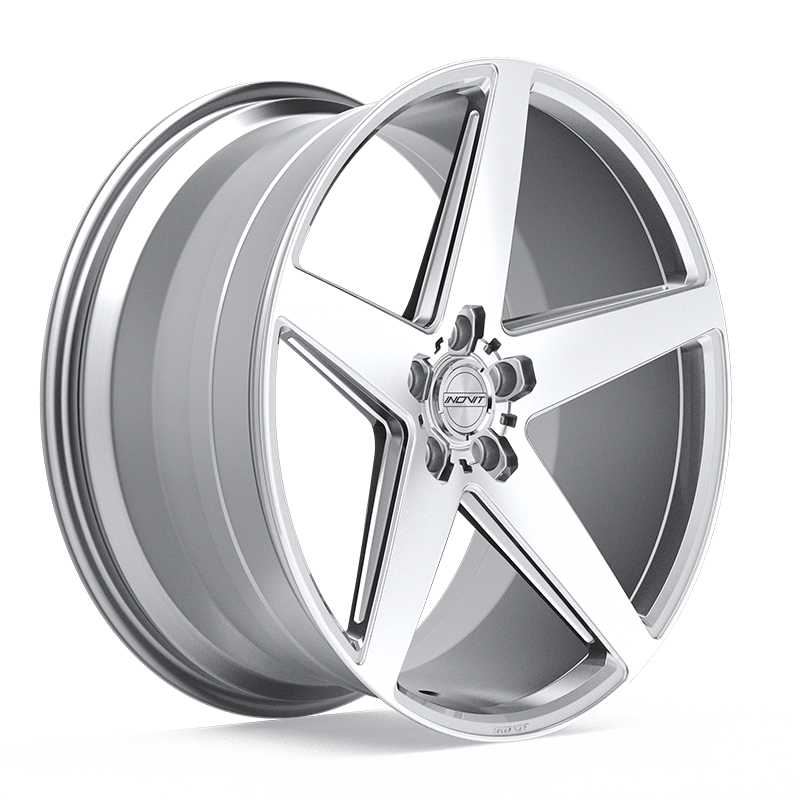 INOVIT Rotor 20x8.5 +35 5x112-114.3 Silver Machine Fits Honda, Audi ...