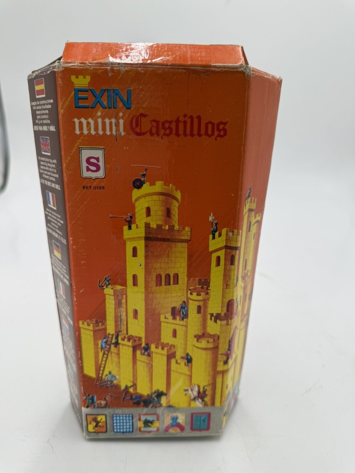 Vintage Exin Mini Castillos Castle Building Blocks Toy Set Model 0199 ...