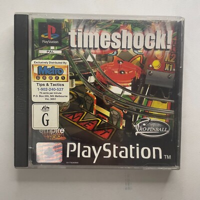 Timeshock Pro Pinball Sony PlayStation 1 PS1 PSX PAL Game No Manual ...