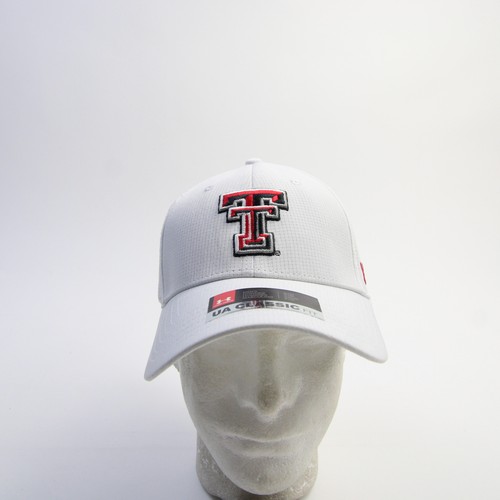 Texas Tech Red Raiders Under Armour Fitted Hat Men's White Used | eBay