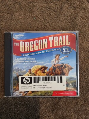 THE OREGON TRAIL: 5th EDITION Vintage PC CD-ROM Game The Learning ...