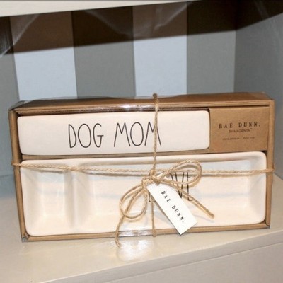 Rae Dunn Dog Mom Desk Plaque And Tray Set New In Box NWT Great Gift ...