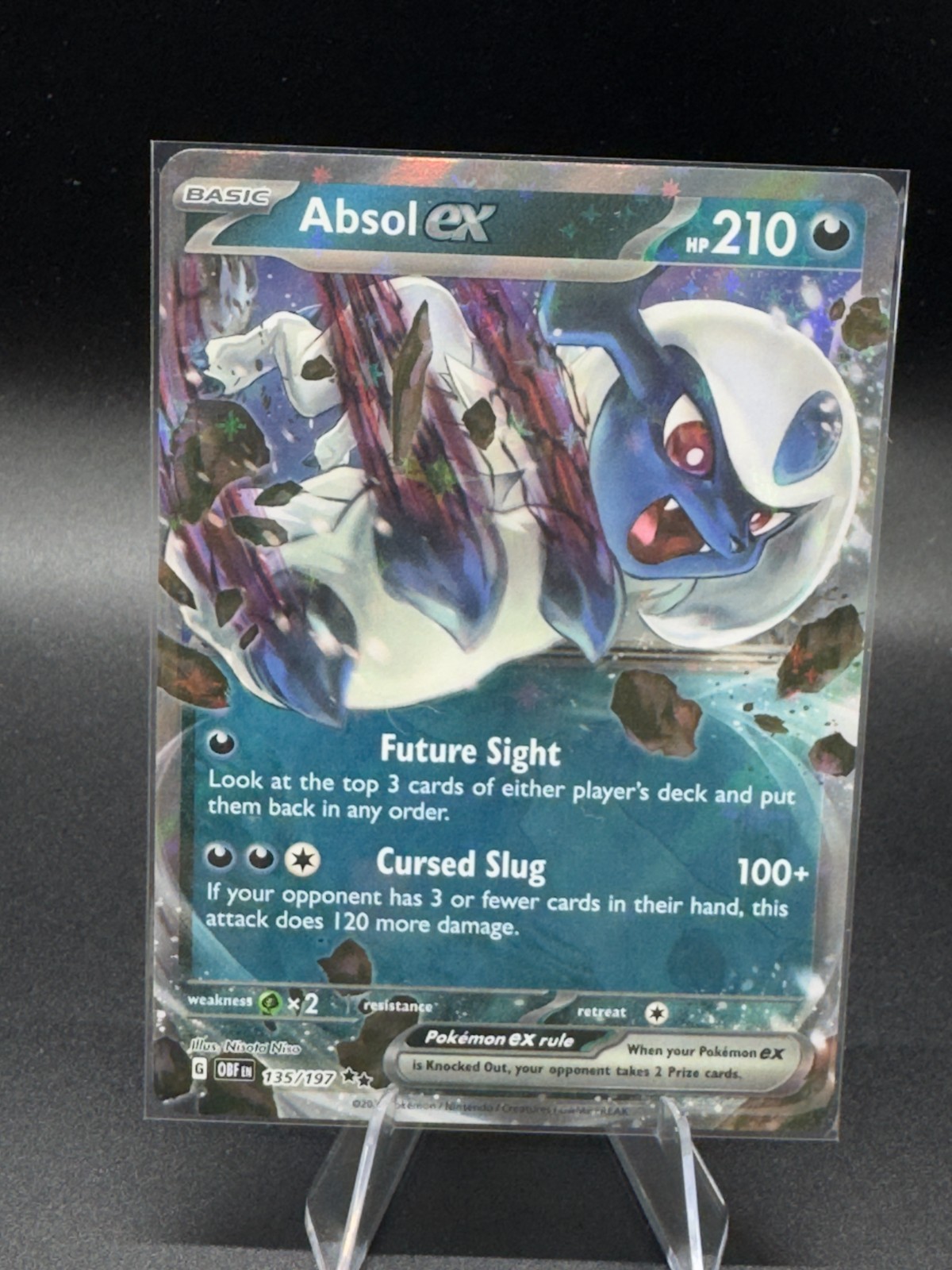 SV03: Obsidian Flames Pokémon TCG Absol 135/197 | eBay