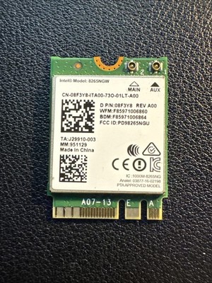 8F3Y8 Dual Band WiFi Wireless Card Genuine Dell Optiplex 7450 7050 ...