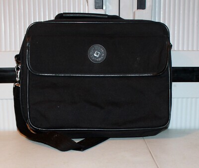 Samsonite Guardian Series Padded Laptop Computer Case Black Canvas ...