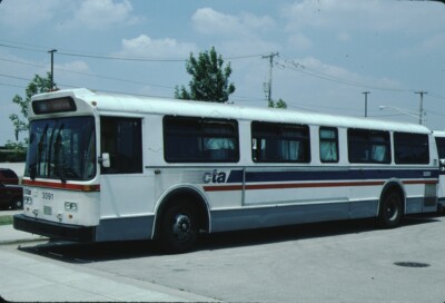 CTA Chicago Transit Authority Home built Bus Kodachrome Original Kodak ...