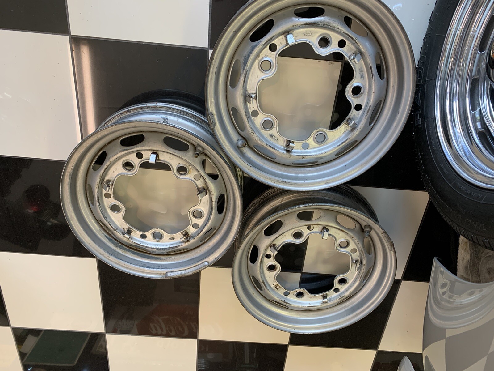 Porsche 356 Wheels with Hubcaps | eBay