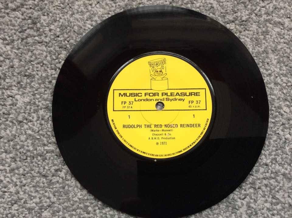 Vintage Rudolph The Red Nosed Reindeer/Rupert 7" Vinyl No FP37 | eBay UK