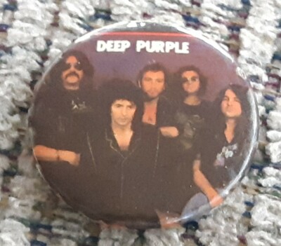 DEEP PURPLE PIN BADGE heavy metal band HAT JACKET Pinback PERFECT ...