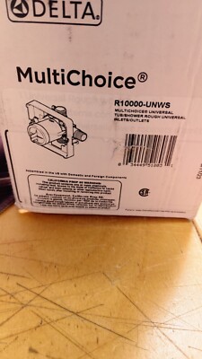 Delta R10000-UNWS Multichoice Universal Tub/Shower Rough-in Valve w ...