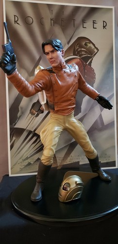 1991 The ROCKETEER Premium Figure custom STATUE One of a Kind Rare FIT ...