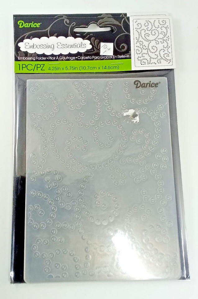 Darice Embossing Essential Folders, Multiple Patterns, You Choose! | eBay