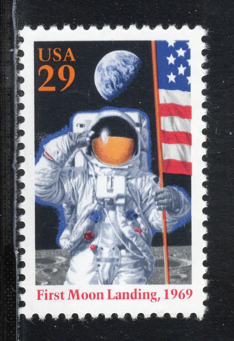 Apollo Moon Stamp