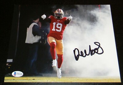 DEEBO SAMUEL SIGNED AUTOGRAPHED SAN FRANCISCO 49ERS 8x10 PHOTO BECKETT ...