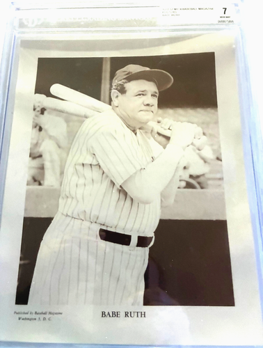 BABE RUTH 1918-M114 BASEBALL MAGAZINE POSTERS BEAUTIFUL BABE RUTH ...