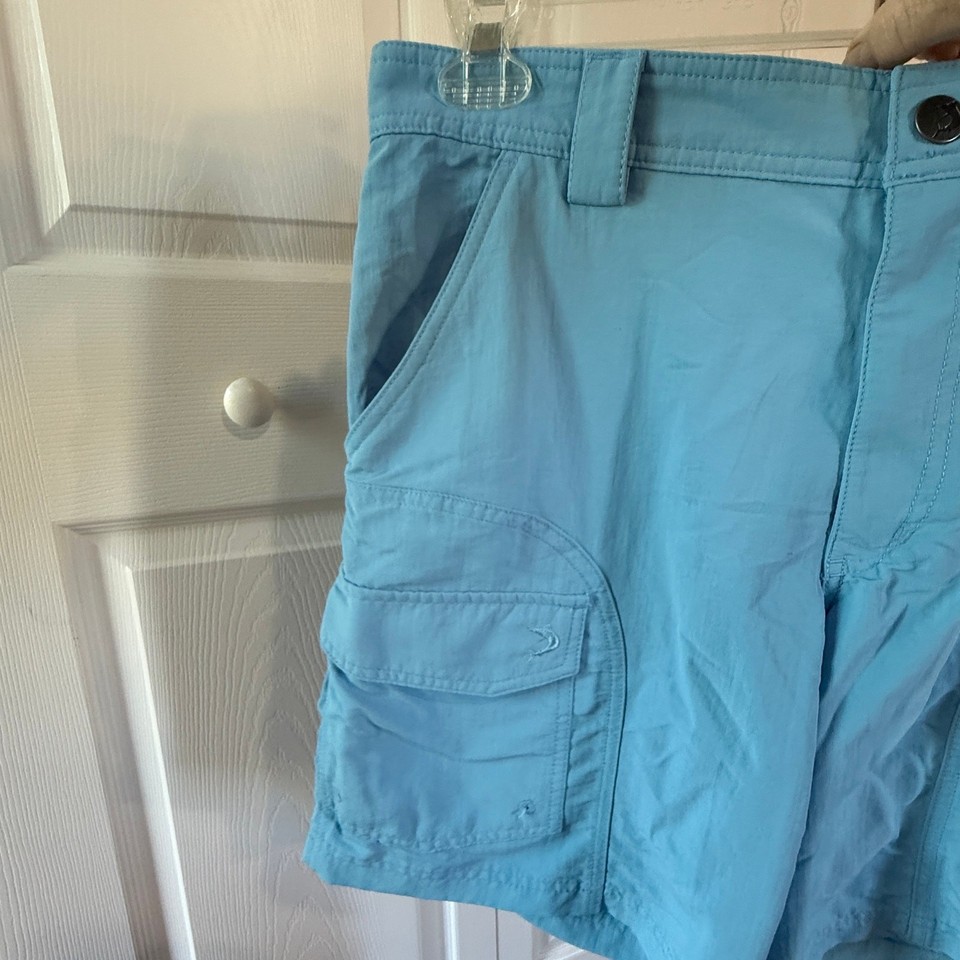 Reel Legends cargo shorts men’s size 32 blue, quick-dry nylon, can ...