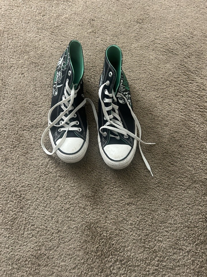 Dungeon and Dragons Converse Black and Green High-Top Sneakers | eBay