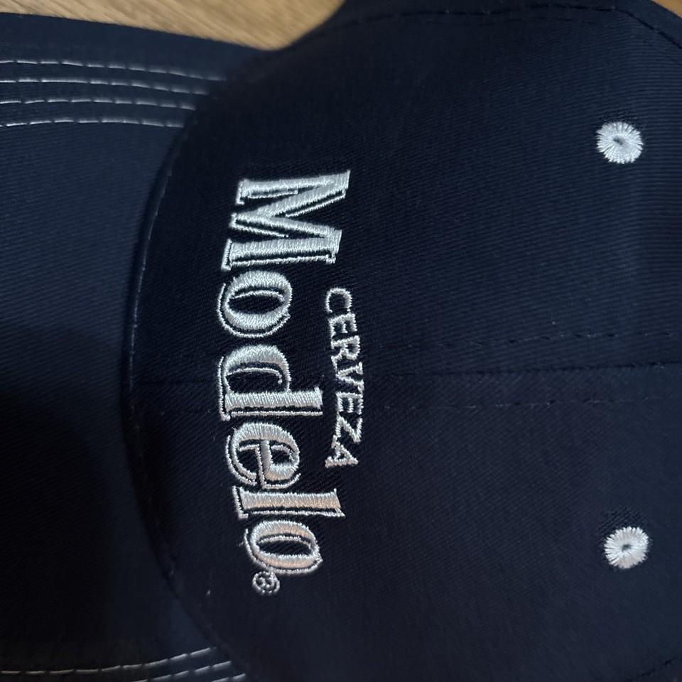 NEW CERVEZA MODELO Beer Baseball Hat Blue Adjustable Cap Never Worn | eBay
