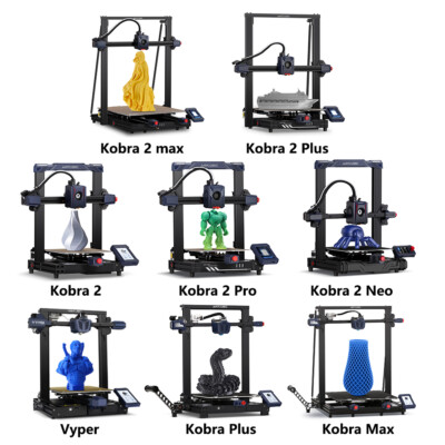 ANYCUBIC Kobra Max Kobra 2 Neo 3D Printer FDM Filament Auto Levelling ...