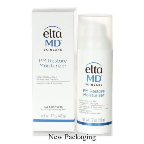 Elta MD PM Restore Therapy Facial Moisturizer 1.7 Oz./48g NIB Exp. 9/ ...