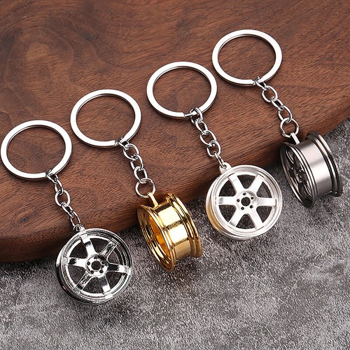 Wheel Keychain 3D Keyring Creative Accessories Racing Wheels Auto Key Chains | eBay
