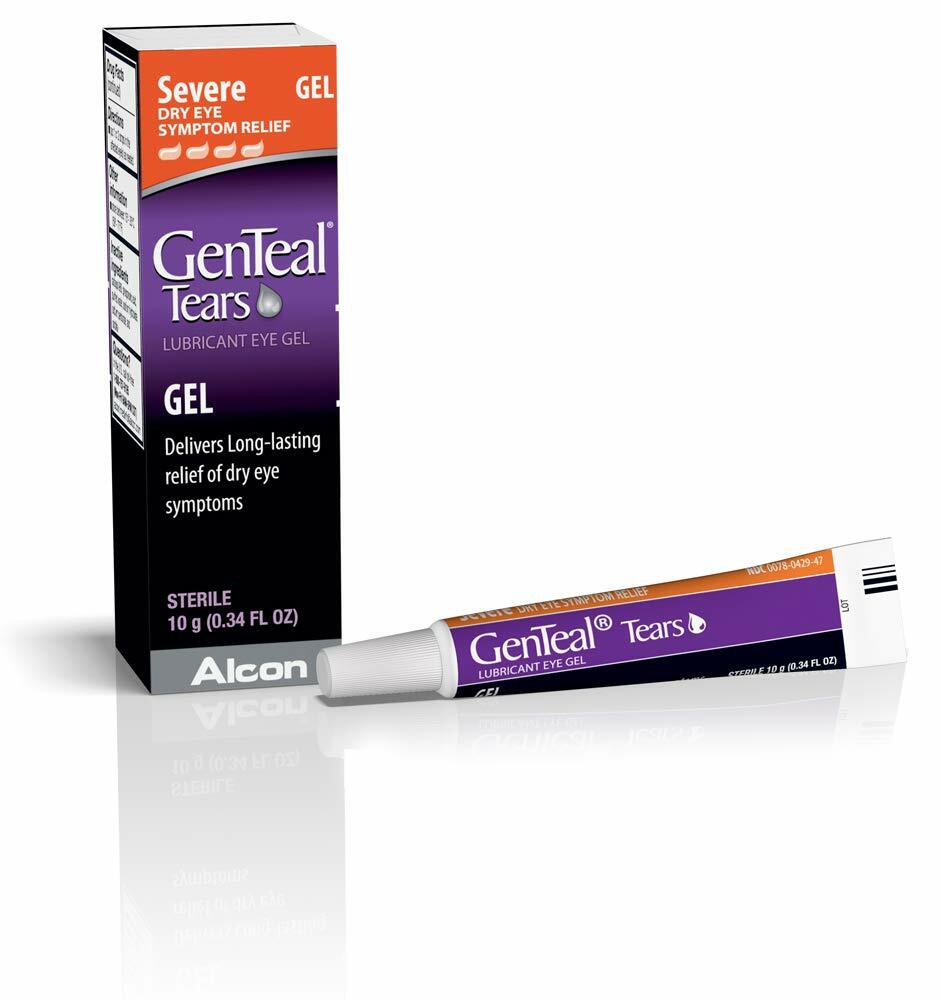 GenTeal Tears Lubricant Eye Gel, Severe, 10g (0.34 Fl Oz) New, Factory ...