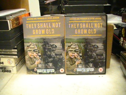 They Shall Not Grow Old 2018 DVD Peter Jackson Region 2 WW1 Military ...