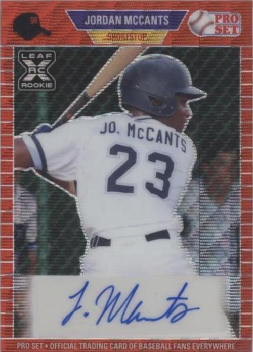 2021 Leaf Pro Set Metal - 1989 Pro Set Autographs Jordan McCants #PA ...