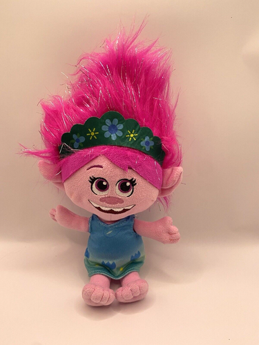 Build a Bear Trolls World Tour 10" Small Plush Poppy Troll Toy Doll BAB ...