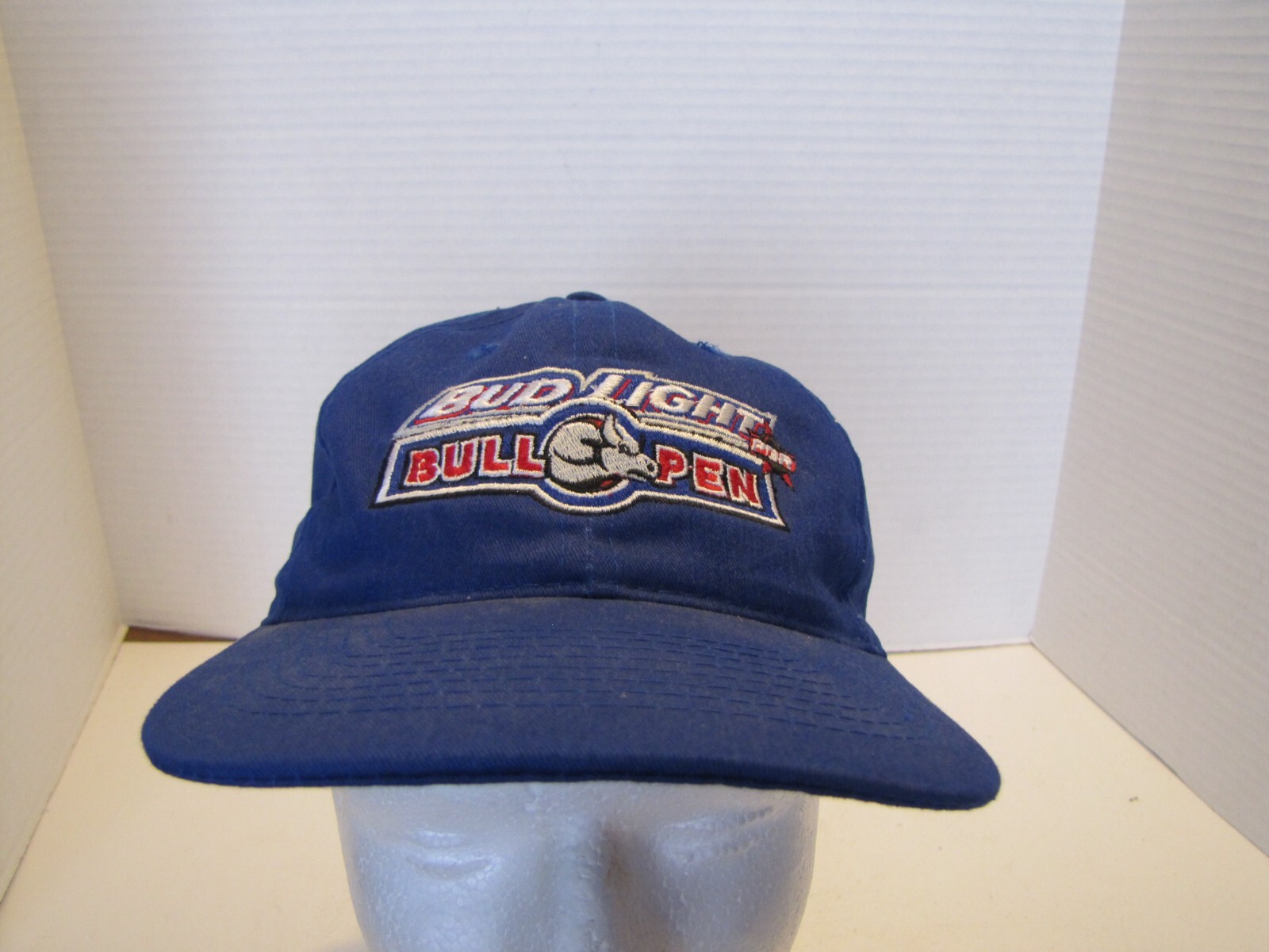 VTG OTTO BUD LIGHT PBR BULLPEN RODEO BLUE SNAPBACK HA… - Gem