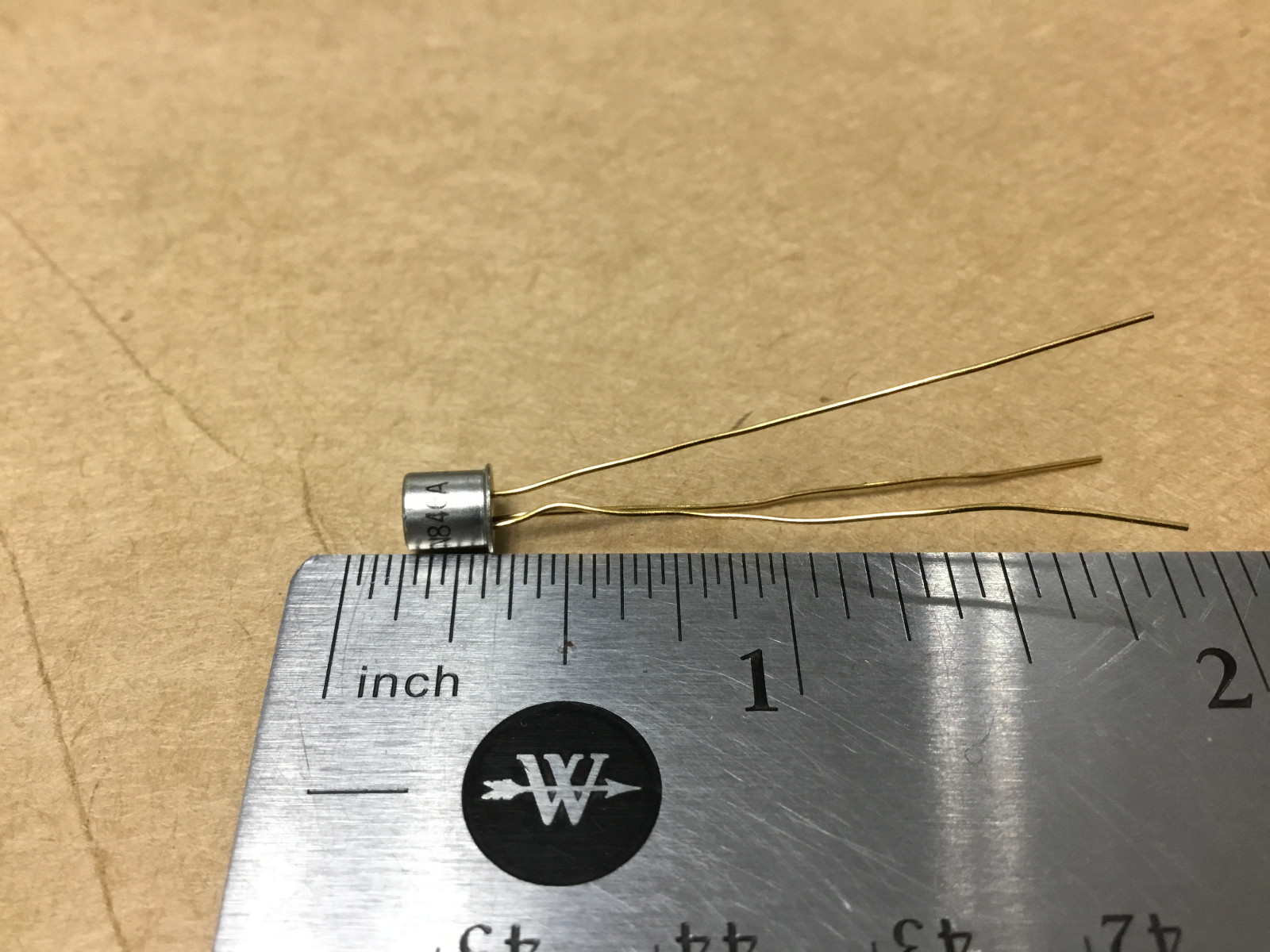 1 PC SPRAGUE 2N846A TRANSISTOR GOLD LONG LEADS | eBay