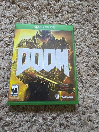 Doom (Microsoft Xbox One, 2016) -Includes demon multi player pack 93155170216 | eBay