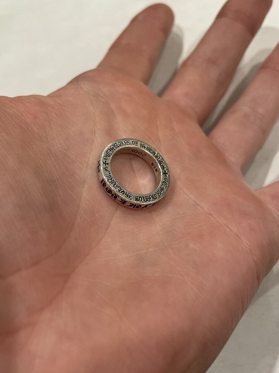 Chrome Hearts LA FU Spacer Ring 3mm Size 4 US Silver .925 Chrome Hearts LA FU Spacer Ring 3mm Size 4 US Silver .925