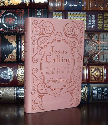 Jesus Calling by Sarah Young Women Brand New Deluxe Soft Leather Bound ...