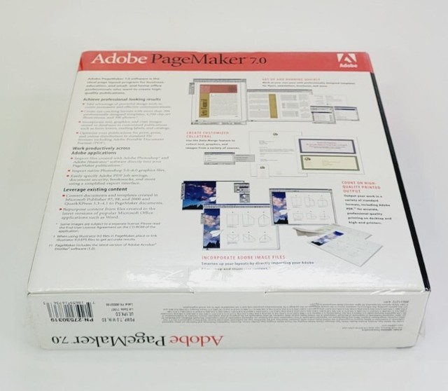 Adobe Pagemaker 7.0.2 (1 User/s) - Full Version for Windows 27530395 ...