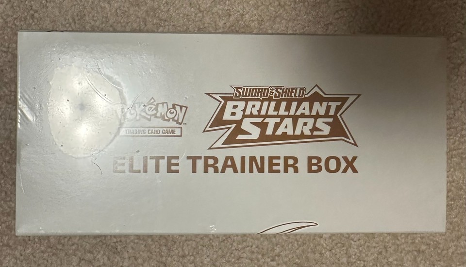 Pokemon TCG SWSH Brilliant Stars Elite Trainer Box ETB Sealed -- CLEAN ...