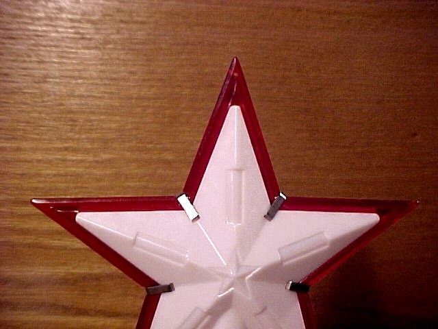Vintage 1949 Plastic C-7 PARAMOUNT Christmas Tree Top Star-Cat. No. 735 ...